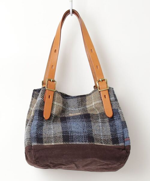 TOPKAPI 「TOPKAPI」 チェック柄ハンドバッグ - ブルー レディース : ZOZOTOWN Yahoo!店 - 通販 - Yahoo!ショッピング