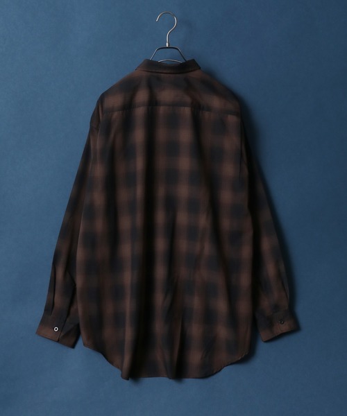 Yahoo!オークション - 「ANPAS」 「TIMBRE POSTE」長袖シャツ L ブラッ...