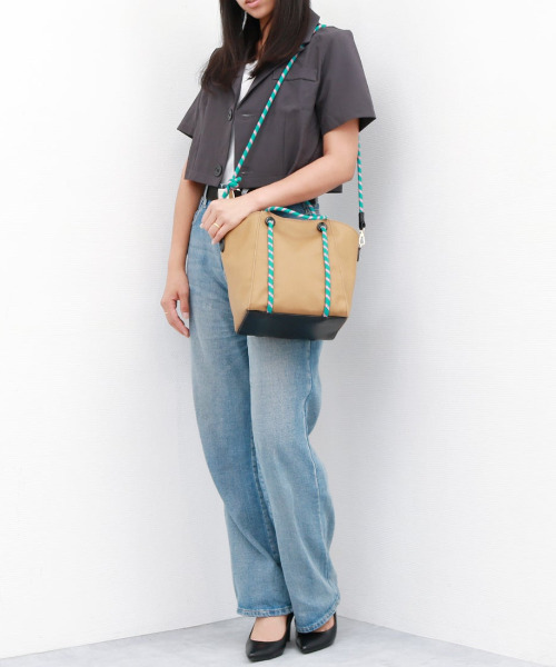 cache cache（カシュカシュ） トートバッグ cachecache / コーティングキャンバスロープハンドルトート レディース : ZOZOTOWN Yahoo!店 - 通販 ...