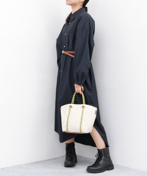 cache cache（カシュカシュ） トートバッグ cachecache / コーティングキャンバスロープハンドルトート レディース : ZOZOTOWN Yahoo!店 - 通販 ...