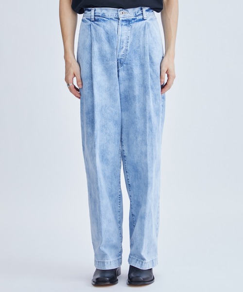 marka 「marka」 加工デニムパンツ 1 サックスブルー メンズ : ZOZOTOWN Yahoo!店 - 通販 - Yahoo!ショッピング