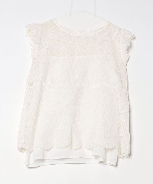 Ray BEAMS 「Ray BEAMS」 レース半袖ブラウス 1 ホワイト レディース : ZOZOTOWN Yahoo!店 - 通販 - Yahoo!ショッピング