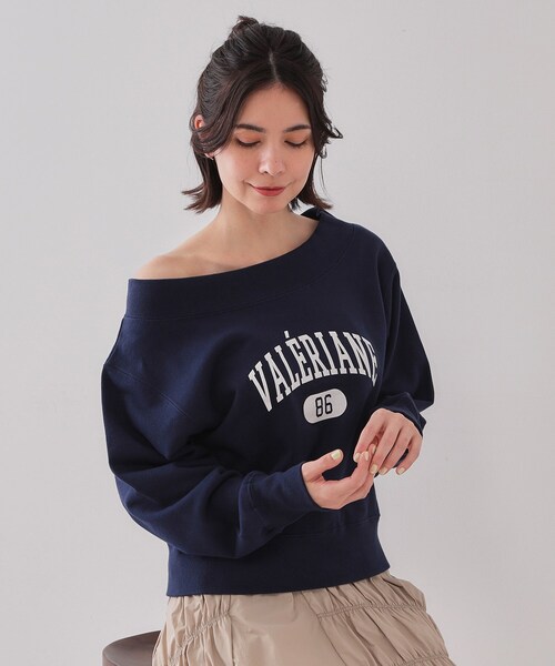 OPAQUE.CLIP トレーナー スウェット カレッジロゴスウェット「洗濯機洗い可」 レディース : ZOZOTOWN Yahoo!店 - 通販 - Yahoo!ショッピング