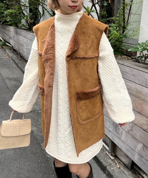 CIAOPANIC 「CIAOPANIC」 ベスト FREE キャメル レディース : ZOZOTOWN Yahoo!店 - 通販 - Yahoo!ショッピング