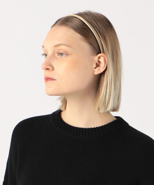 Yahoo!オークション - 「IRIS47」 カチューシャ FREE ライトグレー レ...