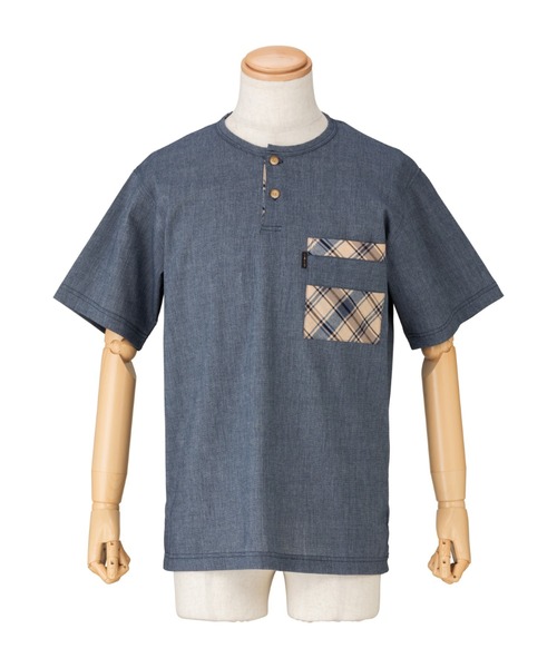 DAKS（ダックス） パジャマ 「DAKS」ハケメクレープ 半袖ヘンリーネックトップス メンズ : ZOZOTOWN Yahoo!店 - 通販 - Yahoo!ショッピング