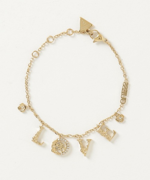 GUESS ブレスレット 4 LOVE LOVE＆FLOWERS MULTI CHARM BRACELET アクセサリー レディース : ZOZOTOWN Yahoo!店 - 通販 ...