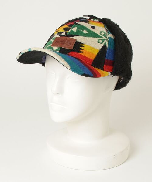 PENDLETON キャップ 帽子 「PE」「PENDLETON/ペンドルトン」PD MULTI BOMBER CAP マルチ ボンバー メンズ レディース : ZOZOTOWN Yahoo ...