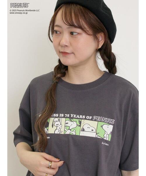 Samansa Mos2 tシャツ 「PEANUTS×Samansa Mos2」75thアートTee レディース : ZOZOTOWN Yahoo!店 - 通販 - Yahoo!ショッピング