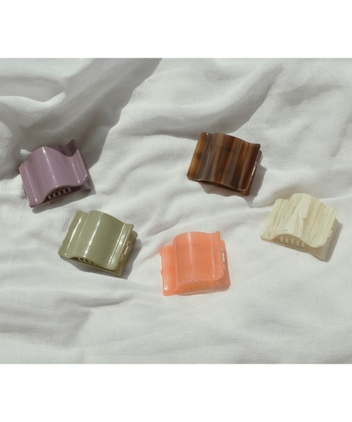 GOLDY ヘアクリップ ワイド ウェーブ アセチ ヘアー クリップ : ZOZOTOWN Yahoo!店 - 通販 - Yahoo!ショッピング