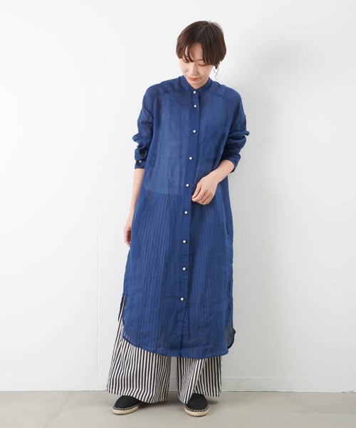 blanc basque 「blanc basque」 長袖ワンピース 38 ブルー レディース : ZOZOTOWN Yahoo!店 - 通販 - Yahoo!ショッピング
