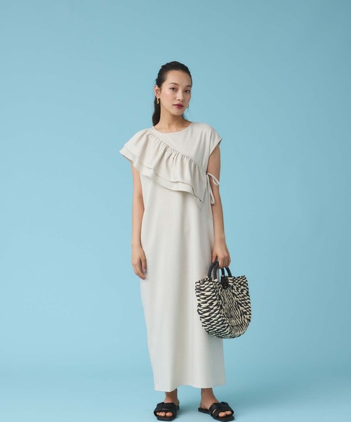 Edit Sheen 「Edit Sheen」 ノースリーブワンピース M ライトベージュ レディース : ZOZOTOWN Yahoo!店 - 通販 - Yahoo!ショッピング