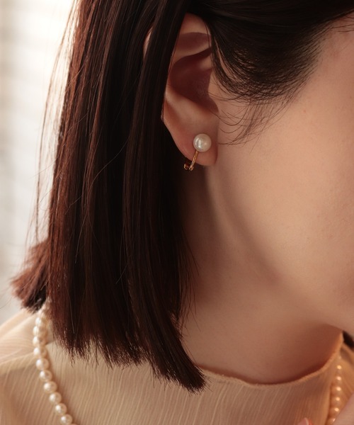 NOIR DE POUPEE イヤリング beau temps silver925 淡水パール 1粒小 レディース : ZOZOTOWN Yahoo!店 - 通販 - Yahoo!ショッピング