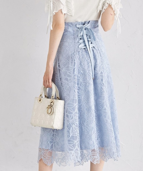 tocco closet 「tocco closet」 フレアスカート M グレイッシュブルー レディース : ZOZOTOWN Yahoo!店 - 通販 - Yahoo!ショッピング