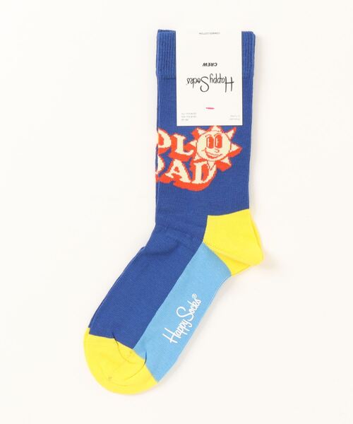 メンズ 靴下 Happy Socks Number One Dad クルーソックス 10231061 :77500249:ZOZOTOWN ...