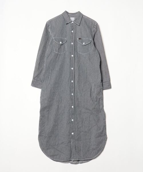 BAYFLOW 「BAYFLOW」 ストライプ柄シャツワンピース「Leeコラボ」 S ネイビー レディース : ZOZOTOWN Yahoo!店 - 通販 - Yahoo!ショッピング