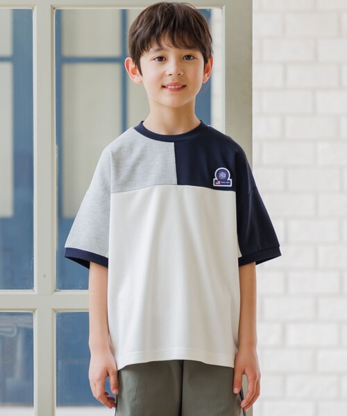 J.PRESS tシャツ 「吸水速乾」「140-170cm」ポンチローマ トリコロール 切替Tシャツ キッズ 子供服 : ZOZOTOWN Yahoo!店 - 通販 - Yahoo!ショッピング