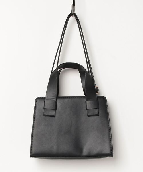 ハンドバッグ フェイクレザー 太めハンドル スクエア 2way ショルダーバッグ : ZOZOTOWN Yahoo!店 - 通販 ...