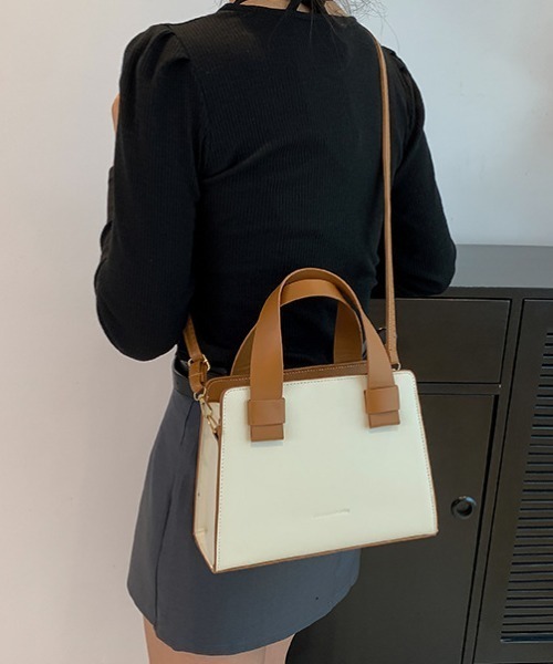 ハンドバッグ フェイクレザー 太めハンドル スクエア 2way ショルダーバッグ : ZOZOTOWN Yahoo!店 - 通販 ...