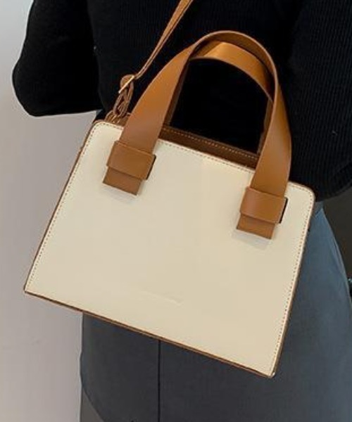 ハンドバッグ フェイクレザー 太めハンドル スクエア 2way ショルダーバッグ : ZOZOTOWN Yahoo!店 - 通販 ...