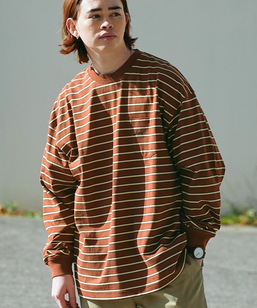 HECT tシャツ 「HECT」Big Border L/S Tee / ビッグシルエットボーダーロンT メンズ レディース ...