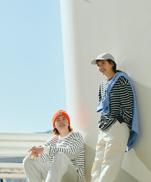 tシャツ 「HECT」Big Border L/S Tee / ビッグシルエットボーダーロンT メンズ レディース : 70483252 ...