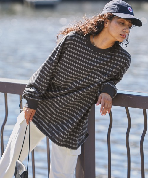 HECT tシャツ 「HECT」Big Border L/S Tee / ビッグシルエットボーダーロンT メンズ レディース ...