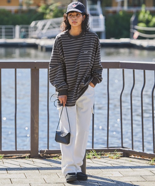 HECT tシャツ 「HECT」Big Border L/S Tee / ビッグシルエットボーダーロンT メンズ レディース ...