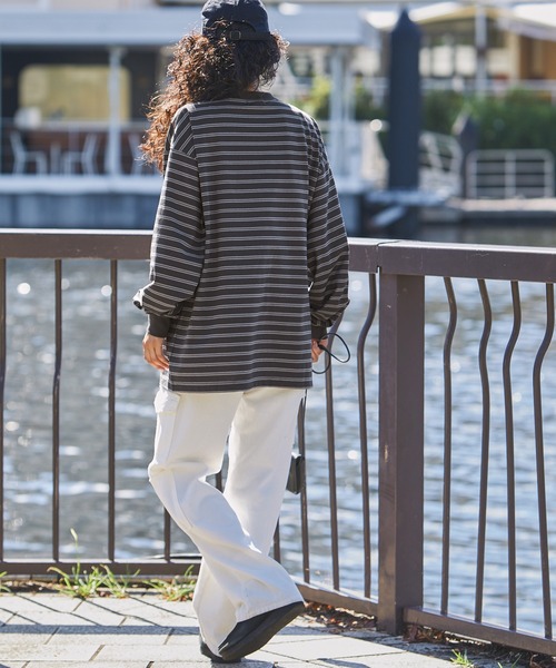 HECT tシャツ 「HECT」Big Border L/S Tee / ビッグシルエットボーダーロンT メンズ レディース ...