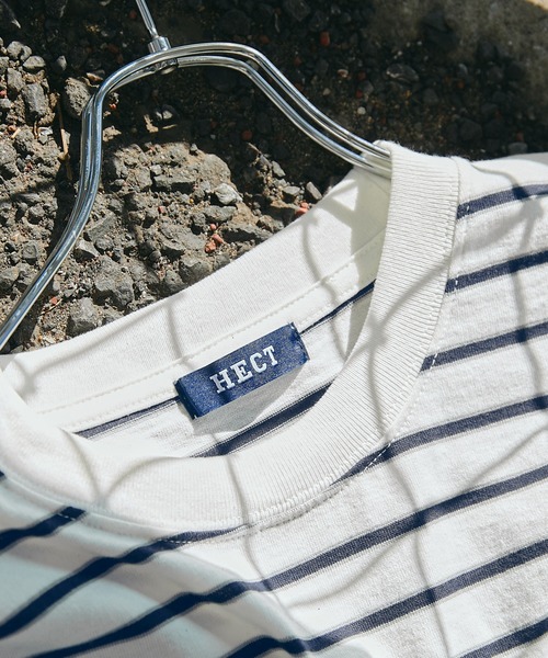 HECT tシャツ 「HECT」Big Border L/S Tee / ビッグシルエットボーダーロンT メンズ レディース ...
