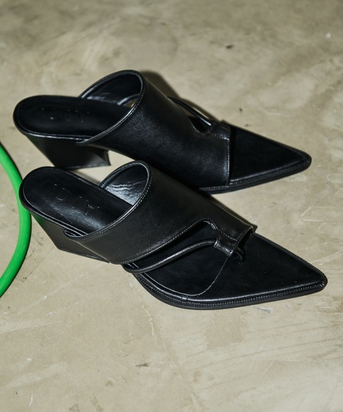 Yahoo!オークション - 「AIC.」 ミュール MEDIUM ブラック レディース