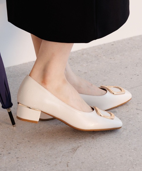 HIMIKO 長靴 レインブーツ 「卑弥呼」「耐水」スクエアバックルレインパンプス/654101 レディース : ZOZOTOWN Yahoo!店 - 通販 - Yahoo!ショッピング