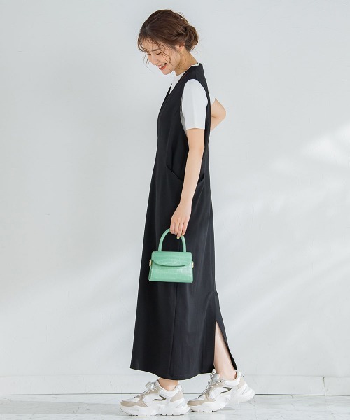 Yahoo!オークション - 「VICKY」 ノースリーブワンピース M ブラック ...