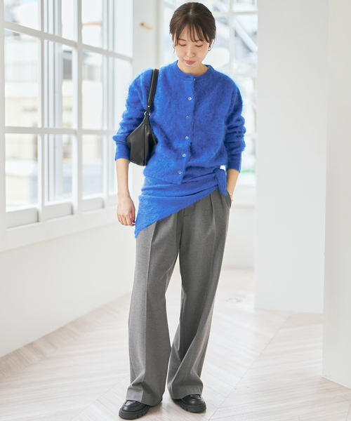 Spick＆Span（スピック アンド スパン） カーディガン ファーカシミヤ