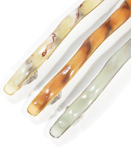 The Rule ヘアクリップ ザルール : Freya barrette:マーブル 細ロングバレッタ : ZOZOTOWN Yahoo!店 - 通販 - Yahoo!ショッピング