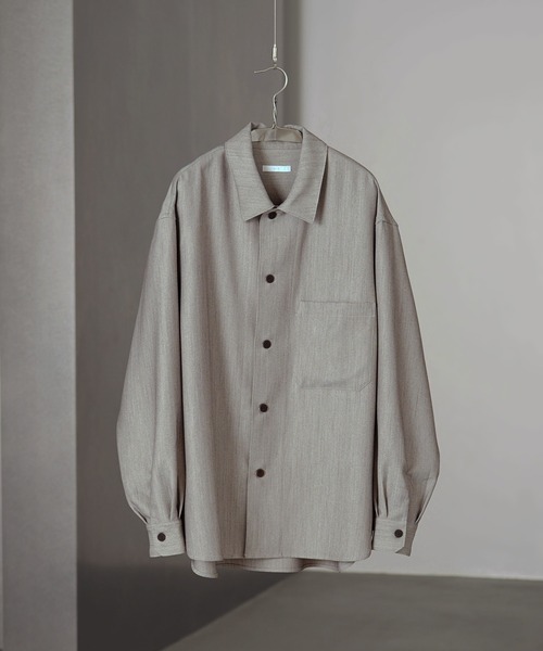 WYM LIDNM シャツ FAUX WOOL COMFORT SHIRT メンズ : ZOZOTOWN Yahoo!店 - 通販 - Yahoo!ショッピング