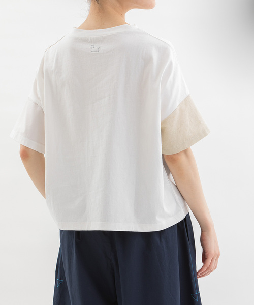 nop de nod tシャツ USコットンmisc布帛Tシャツ レディース : ZOZOTOWN Yahoo!店 - 通販 - Yahoo!ショッピング