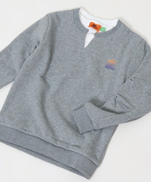 スウェット 「撥水・防汚」もっちり裏フリースキーネック キッズ : 84227255 : ZOZOTOWN Yahoo!店 - 通販 ...