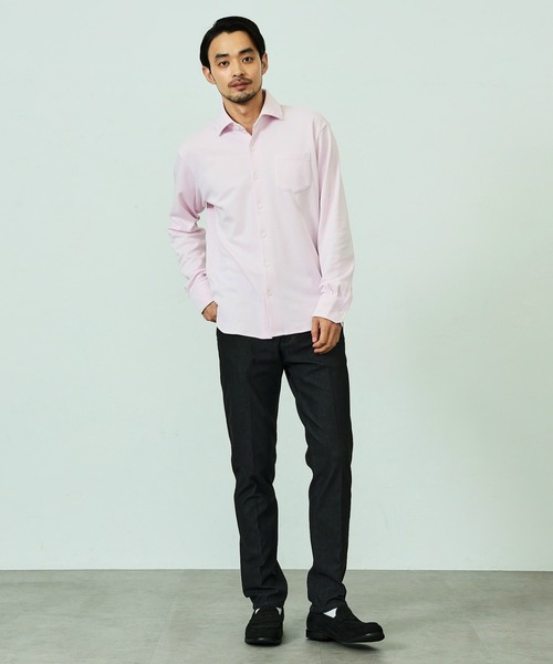 EDWIN シャツ デニスラ ドレスシャツ 長袖 ストレッチ ビジネス メンズ : ZOZOTOWN Yahoo!店 - 通販 - Yahoo!ショッピング