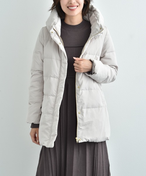 「INTERPLANET」 ダウンコート MEDIUM グレイッシュベージュ レディース : 89464255 : ZOZOTOWN Yahoo!店 - 通販 - Yahoo!ショッピング