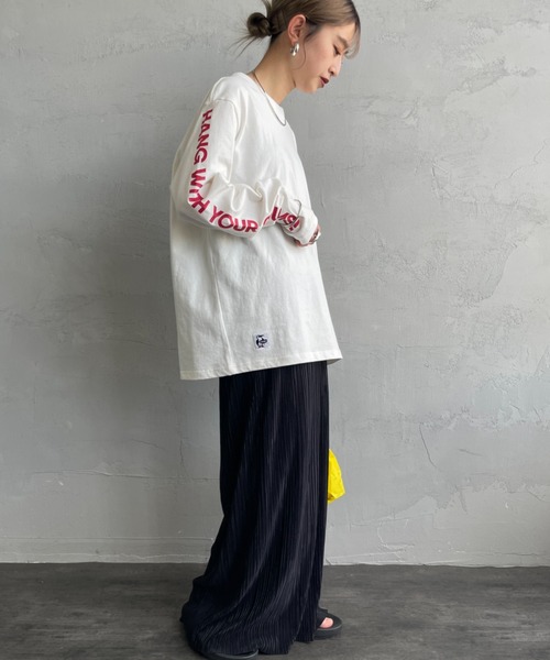 CHUMS tシャツ 「WEB限定」「CHUMS/チャムス」 袖プリント ロングスリーブTシャツ レディース メンズ : ZOZOTOWN Yahoo!店 - 通販 - Yahoo!ショッピング