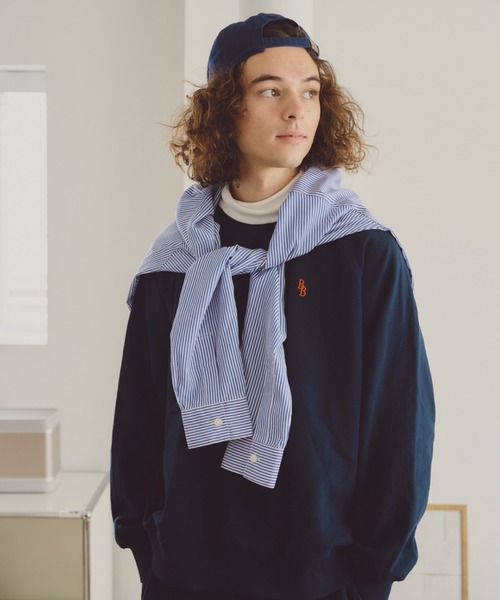 BROKEN BASE 「BROKEN BASE」 スウェットカットソー MEDIUM ネイビー メンズ : ZOZOTOWN Yahoo!店 - 通販 - Yahoo!ショッピング