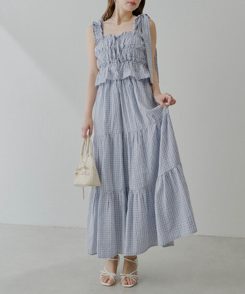 Chico 「Chico」 キャミソールワンピース FREE ブルー レディース : ZOZOTOWN Yahoo!店 - 通販 ...