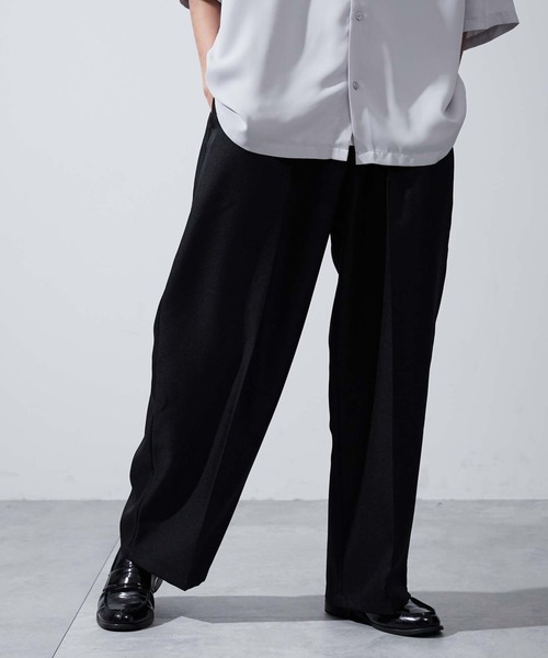 パンツ スラックス メンズ WEGO/「WEB限定」「24年春夏新作」センタープレスワイドスラックス :82909257:ZOZOTOWN Yahoo!店 - 通販 - Yahoo!ショッピング