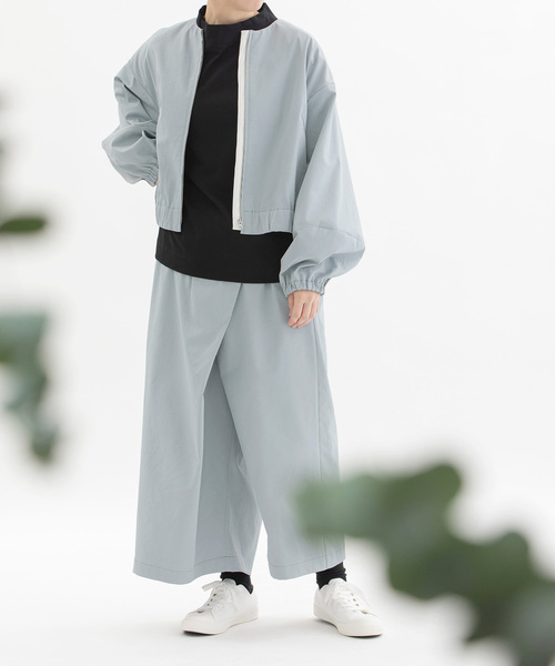 nop de nod パンツ ポリエステルコットンリネンツイルラップパンツ レディース : ZOZOTOWN Yahoo!店 - 通販 - Yahoo!ショッピング