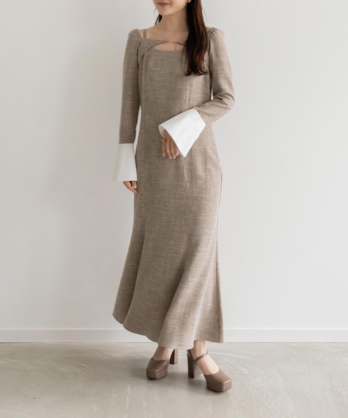 RANDA 「RANDA」 キャミソールワンピース 0 ブラウン レディース : ZOZOTOWN Yahoo!店 - 通販 - Yahoo!ショッピング