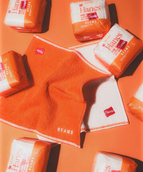 Hanes ハンカチ 「別注」Hanes × BEAMS / MINI HANDKERCHIEF TOWEL メンズ レディース ...