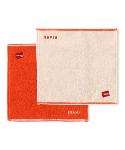 Hanes ハンカチ 「別注」Hanes × BEAMS / MINI HANDKERCHIEF TOWEL メンズ レディース ...