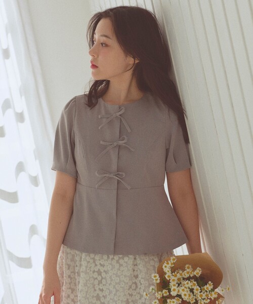 Feroux ブラウス シャツ 「洗える」リボンブラウス ジャケット レディース : ZOZOTOWN Yahoo!店 - 通販 - Yahoo!ショッピング