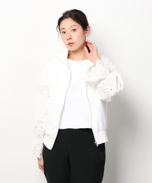 GRACE CONTINENTAL 「GRACE CONTINENTAL」 ジップアップパーカー 36 ホワイト レディース : ZOZOTOWN Yahoo!店 - 通販 - Yahoo ...